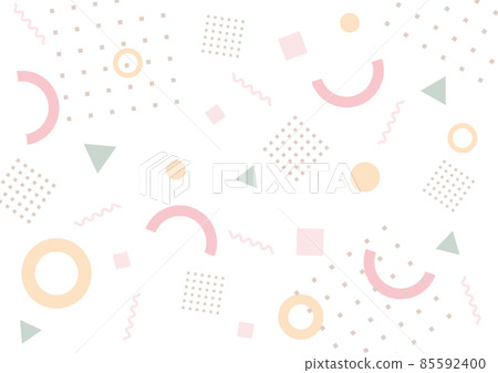 Pastel geometric pattern background - Stock Illustration [85592400] - PIXTA