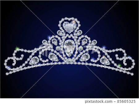 crown, diamond, vector - Stock Illustration [85605325] - PIXTA