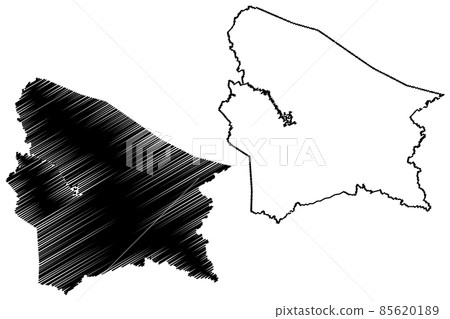Johnson County, Kentucky (U.S. county, United... - Stock Illustration ...