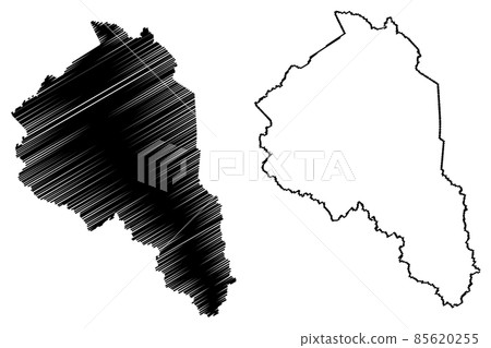 Magoffin County, Kentucky (U.S. county, United... - Stock Illustration ...