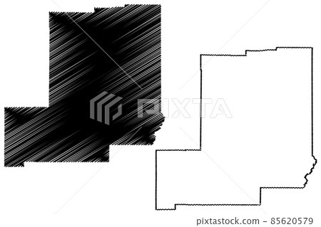 Allen County, Louisiana (U.S. county, United... - Stock Illustration ...