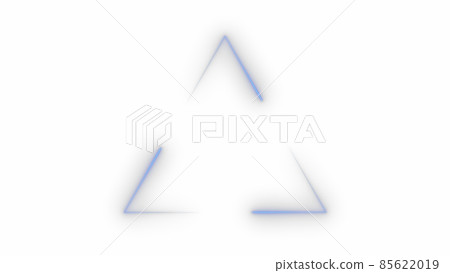 CG triangle light spots and light trails on a... - Stock Illustration ...