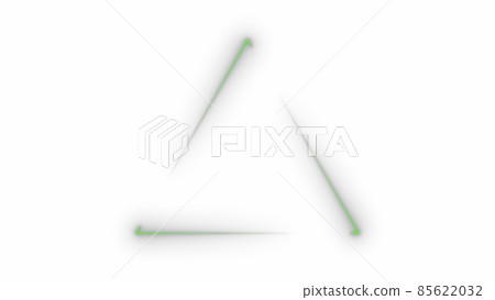 CG triangle light spots and light trails on a... - Stock Illustration ...