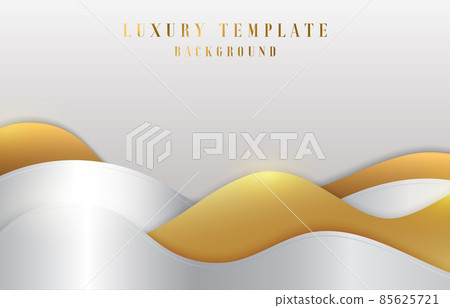 Abstract golden template design of elegant... - Stock Illustration ...