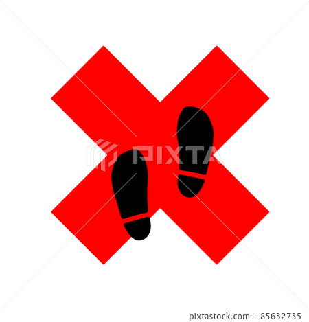Image of off-limits mark - Stock Illustration [85632735] - PIXTA