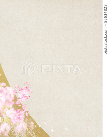 Japanese style material of Japanese paper and... - Stock Illustration ...
