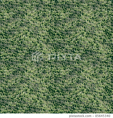 Seamless pattern with moss (or grass). Vector... - Stock Illustration ...