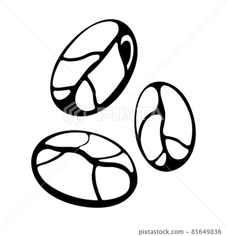 Concept coffee bean flat vector illustration,... - Stock Illustration ...