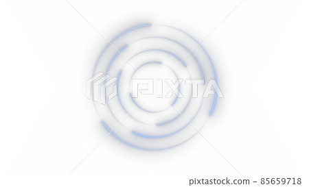 CG circle: Multiple glowing light spots and... - Stock Illustration ...