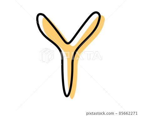 Handwritten alphabet vector illustration... - Stock Illustration ...