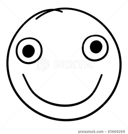 Excited Face Clip Art Black And White Happy Emoji, Emoticon, Smiley