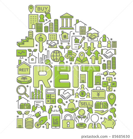 REIT (Real Estate Investment Trust)... - Stock Illustration [85685630 ...
