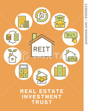 REIT (Real Estate Investment Trust) logo - Stock Illustration [85688815 ...