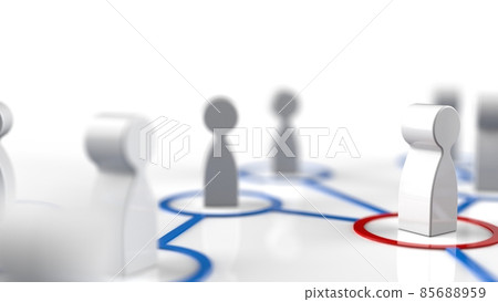 White background and white figure - Stock Illustration [85688959] - PIXTA