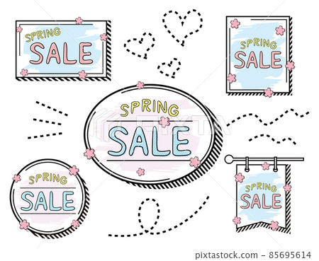 Spring sale vector illustration - Stock Illustration [85695614] - PIXTA