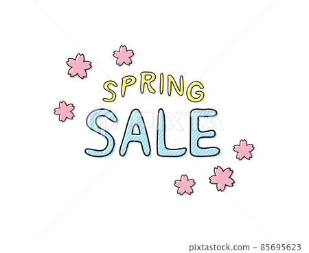 Spring sale vector illustration - Stock Illustration [85695623] - PIXTA