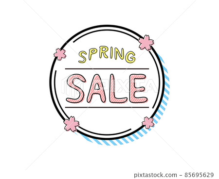 Spring sale vector illustration - Stock Illustration [85695629] - PIXTA