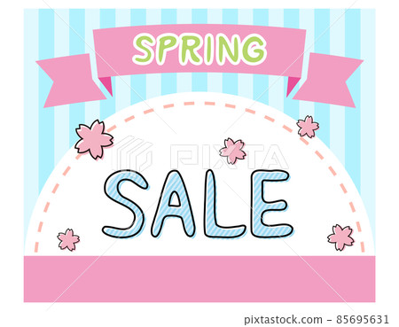 Spring sale vector illustration - Stock Illustration [85695631] - PIXTA