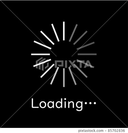 Illustration being loaded. "Please wait" Now... - Stock Illustration ...