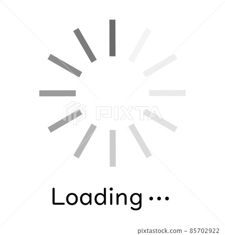 Illustration being loaded. "Please wait" Now... - Stock Illustration ...