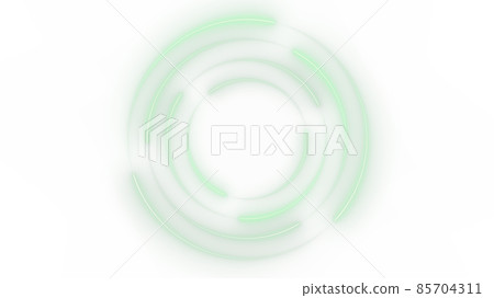 CG circle: Multiple glowing light spots and... - Stock Illustration ...