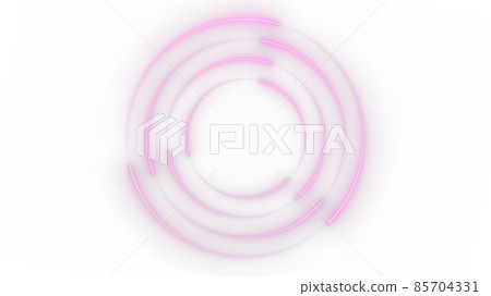 CG circle: Multiple glowing light spots and... - Stock Illustration ...