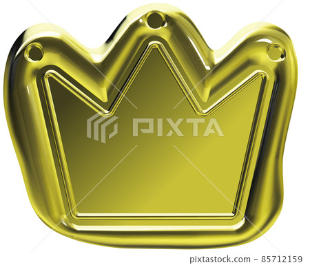 Golden crown seal wax - Stock Illustration [85712159] - PIXTA