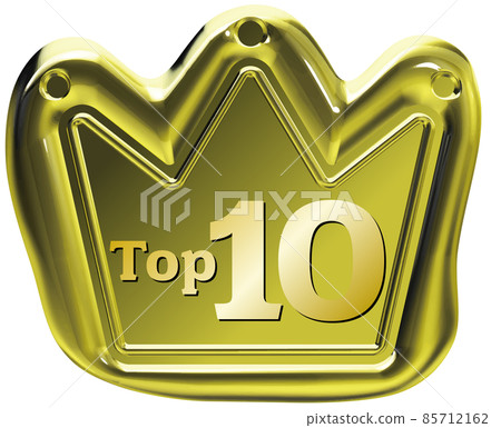 Top10 Golden crown seal wax - Stock Illustration [85712162] - PIXTA