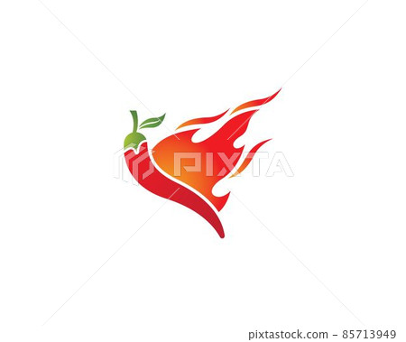 Chili symbol vector icon - Stock Illustration [85713949] - PIXTA