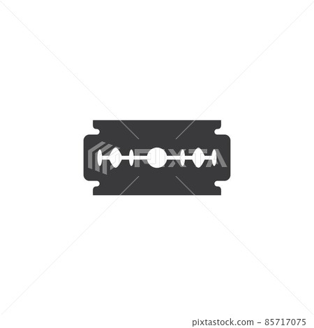 Razor blade logo - Stock Illustration [85717075] - PIXTA