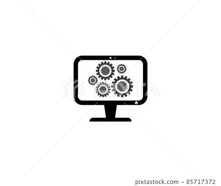 Monitor symbol illustration-插圖素材 [85717372] - PIXTA圖庫