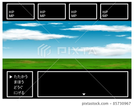 Game battle screen (earth) - Stock Illustration [85730967] - PIXTA