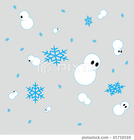 Snow falling down - Stock Illustration [85738589] - PIXTA