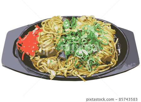 Illustration of Yakisoba - Stock Illustration [85743583] - PIXTA