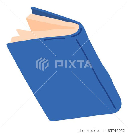 Book falling down with different things. Book... - Stock Illustration ...
