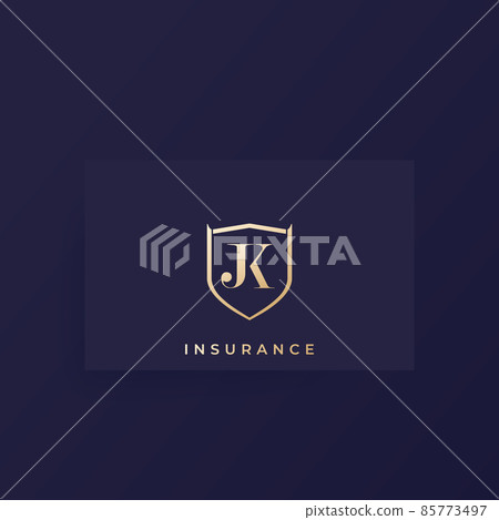 JK monogram, letters vector logo on a card - Stock Illustration [85773497] - PIXTA