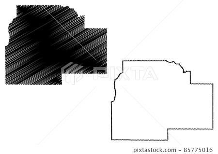 Lincoln County, Louisiana (U.S. county, United... - Stock Illustration ...