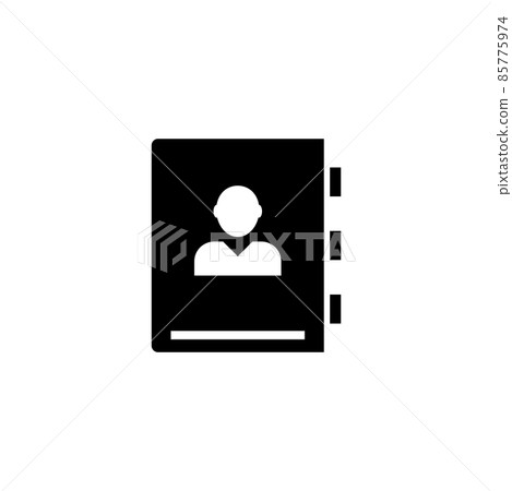 Phone or Address Book, Contact Notebook. Flat... - Stock Illustration ...