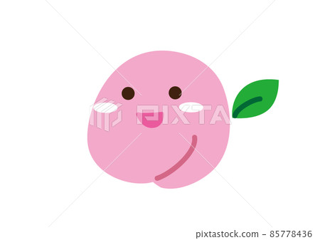 Peach character without line - Stock Illustration [85778436] - PIXTA