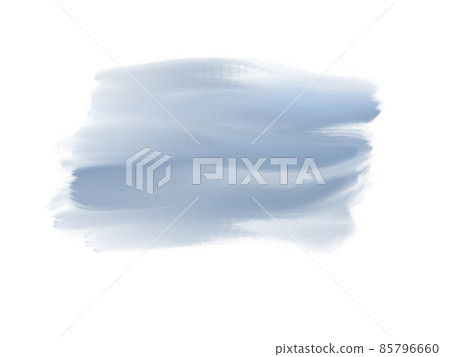 Simple one-point paint, blue - Stock Illustration [85796660] - PIXTA
