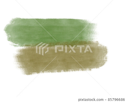 Simple one-point paint, green - Stock Illustration [85796686] - PIXTA