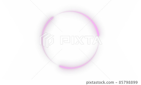 CG circle: 3 glowing light spots and a circular... - Stock Illustration ...