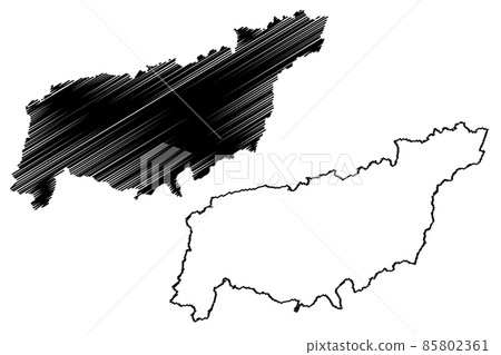 Vihiga County (Republic of Kenya, Western... - Stock Illustration ...