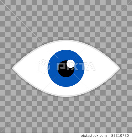 Realistic eye icon - Stock Illustration [85810780] - PIXTA