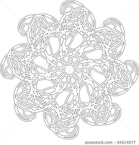 A set of gorgeous plant pattern line drawings - Stock Illustration ...