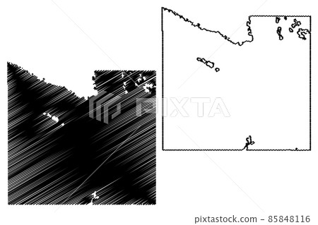 Blue Earth County, Minnesota (U.S. county,... - Stock Illustration ...