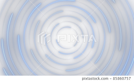 CG circle: Many shining light spots and light... - Stock Illustration ...