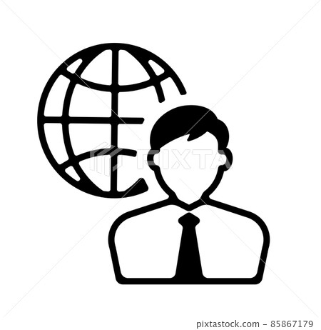 Global business / overseas staff / expatriate... - Stock Illustration ...