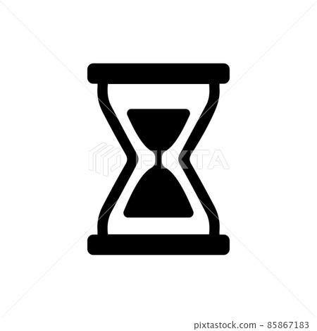 Hourglass / timer / waiting time vector icon... - Stock Illustration ...