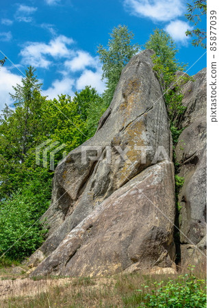 The rock complex of Tustan in Ukraine - Stock Photo [85877039] - PIXTA